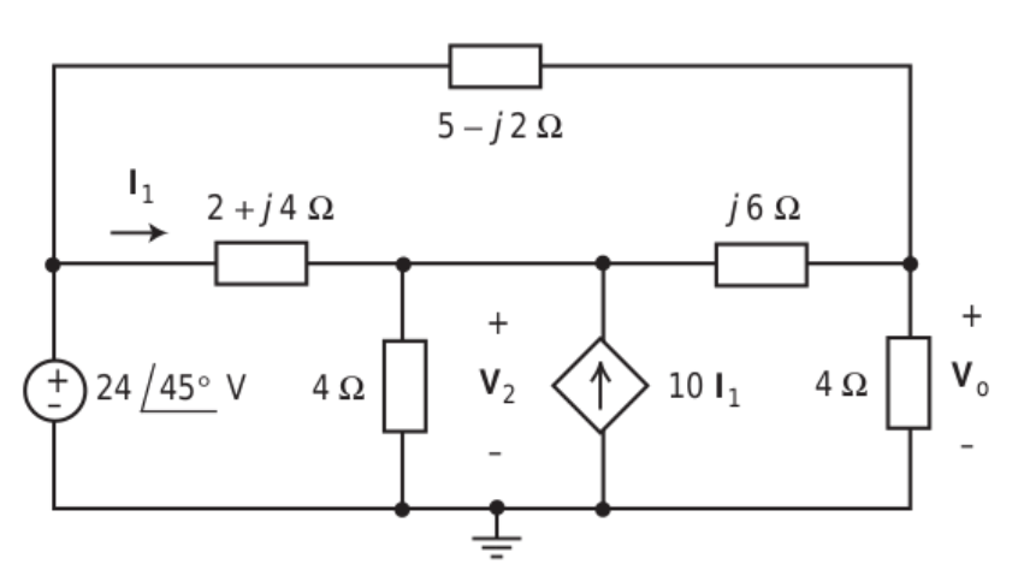 Solved Determine all node voltages for the circuit shown | Chegg.com