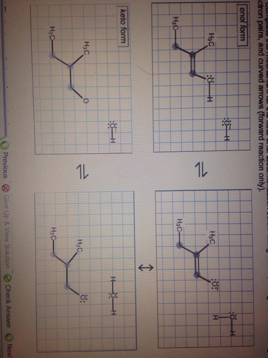Solved Complete the mechanism for the keto-enol | Chegg.com