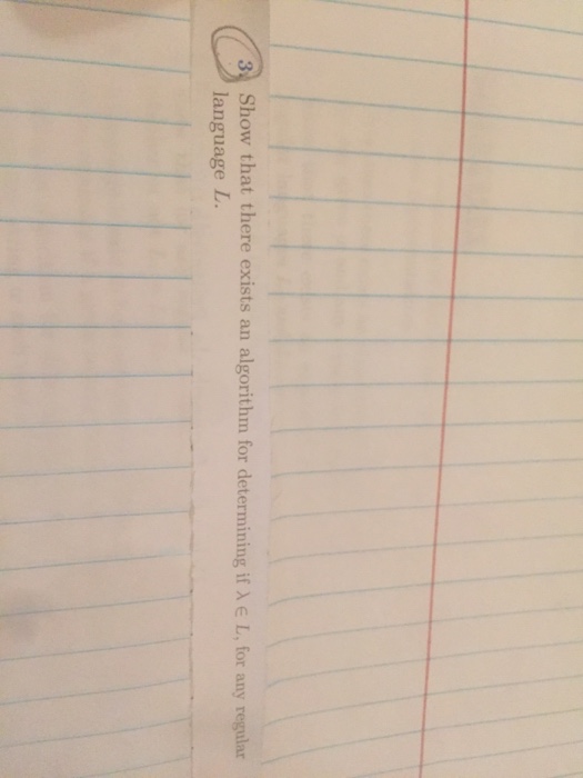 Solved Show That There Exists An Algorithm For Determining 6119