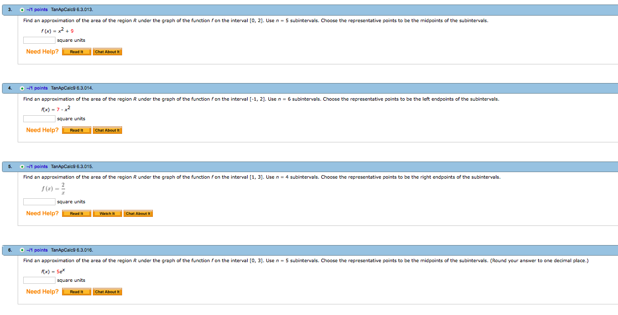 Solved Find an approximation a the area of the region R | Chegg.com