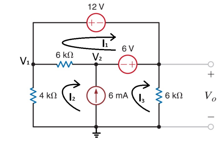 Solved 12 V Vi 6 mA13 | Chegg.com