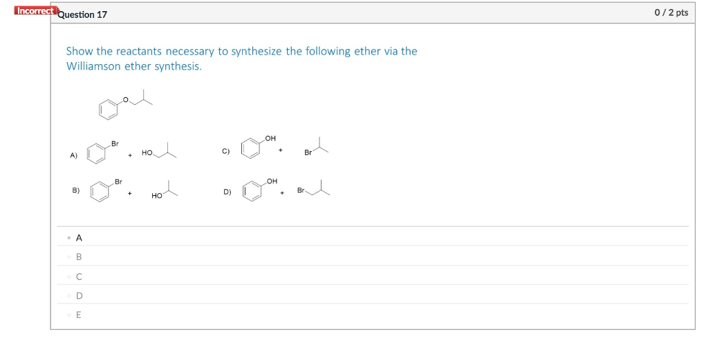 Solved Show the reactants necessary to synthesize the | Chegg.com