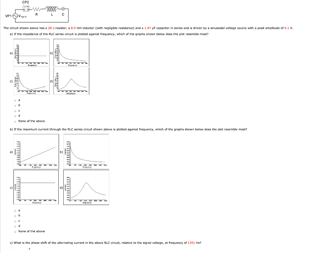 Solved The circuit shown above has a 28 ohm resistor, a | Chegg.com