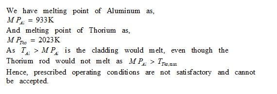 (Solved) - The cross section of a long cylindrical fuel element in a ...