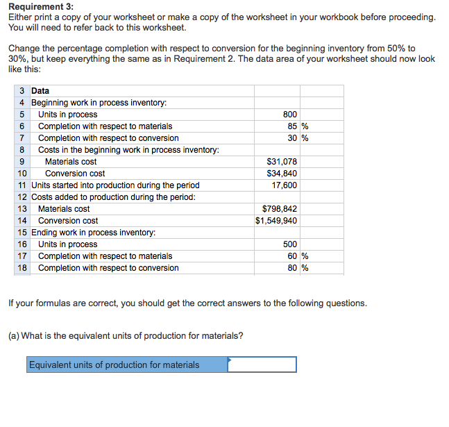 Solved Requirement 3 Either print a copy of your worksheet | Chegg.com