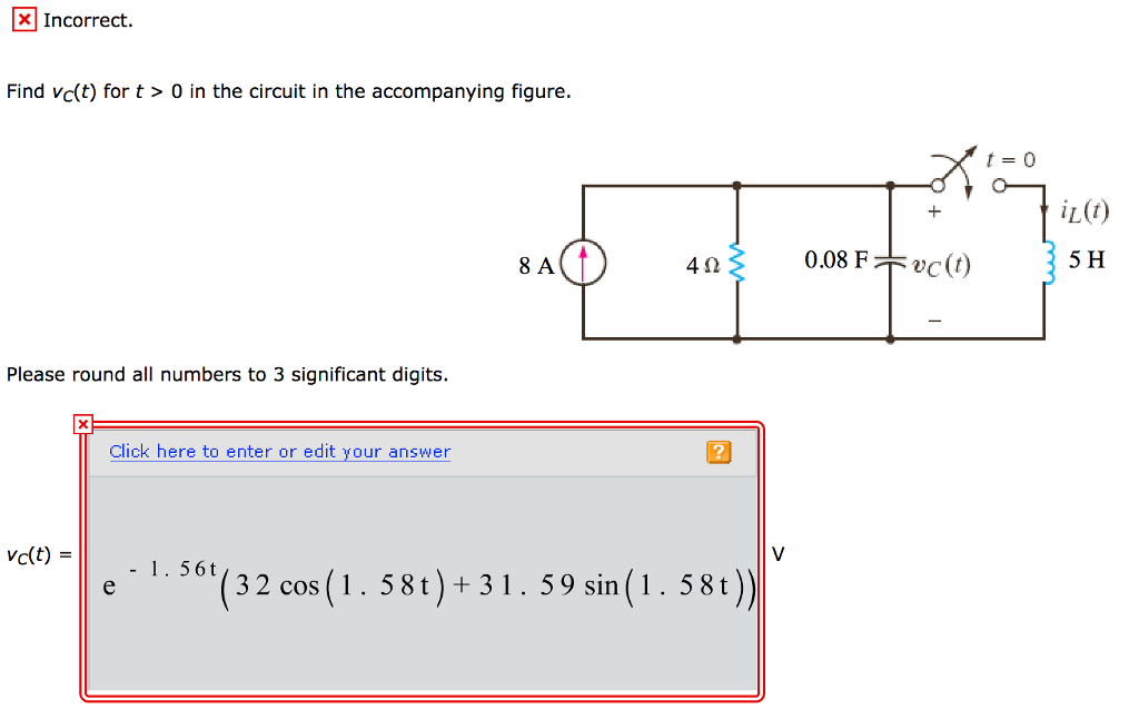 Solved Find V_C(t) for t > 0 in the circuit in the | Chegg.com Solved Find V_C(t) for t > 0 in the circuit in the | Chegg.com