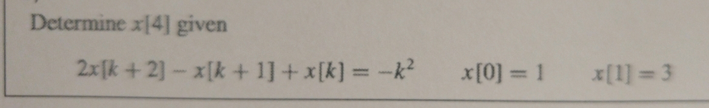 Solved Determine x14] given | Chegg.com