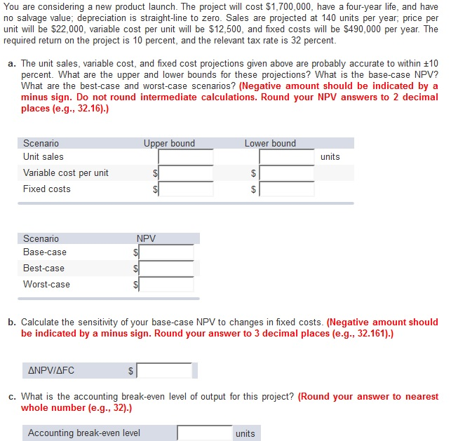 Solved You are considering a new product launch. The project | Chegg.com