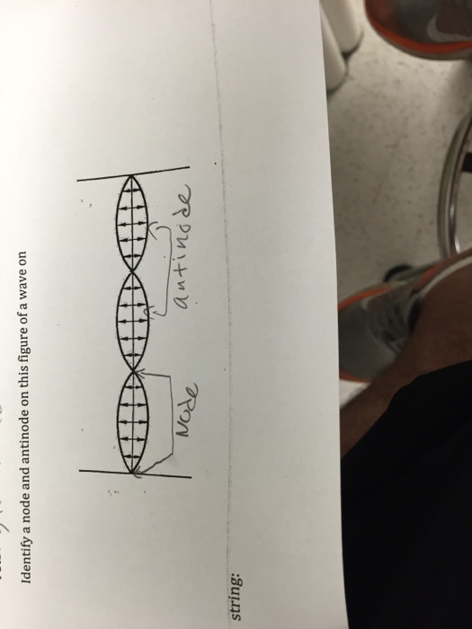 Solved Identify a node and antinode on this figure of a wave | Chegg.com