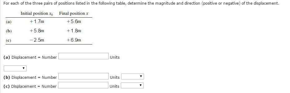Solved For each of the three pairs of positions listed in | Chegg.com