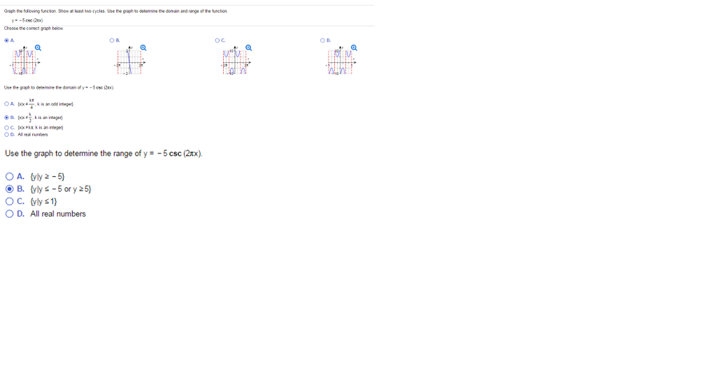 Solved Graph the following function. Show at least cycles | Chegg.com