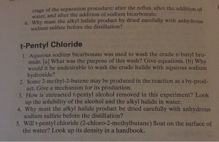 Solved n-Butyl Bromide 1. What are the formulas of the salts | Chegg.com