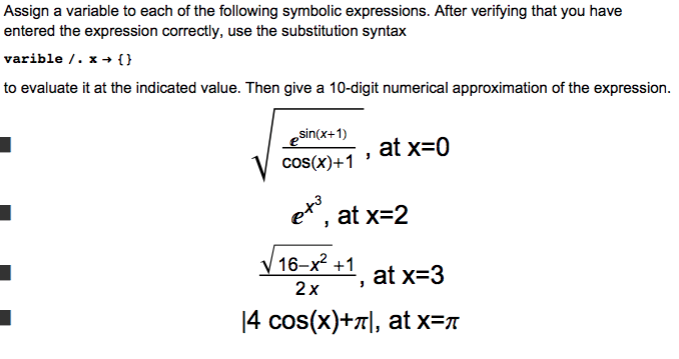 Solved Assign a variable to each of the following symbolic | Chegg.com