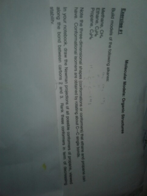 Solved Exercise 12 Build models of all constitutional | Chegg.com