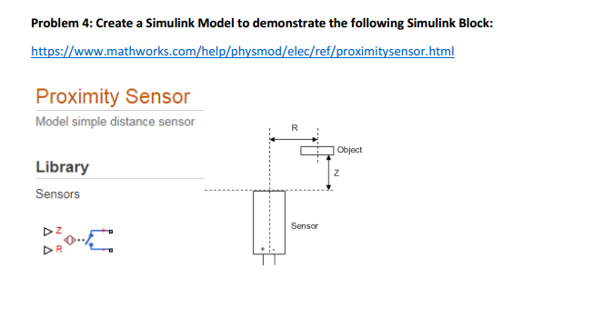Solved Problem 4: Create a Simulink Model to demonstrate the | Chegg.com