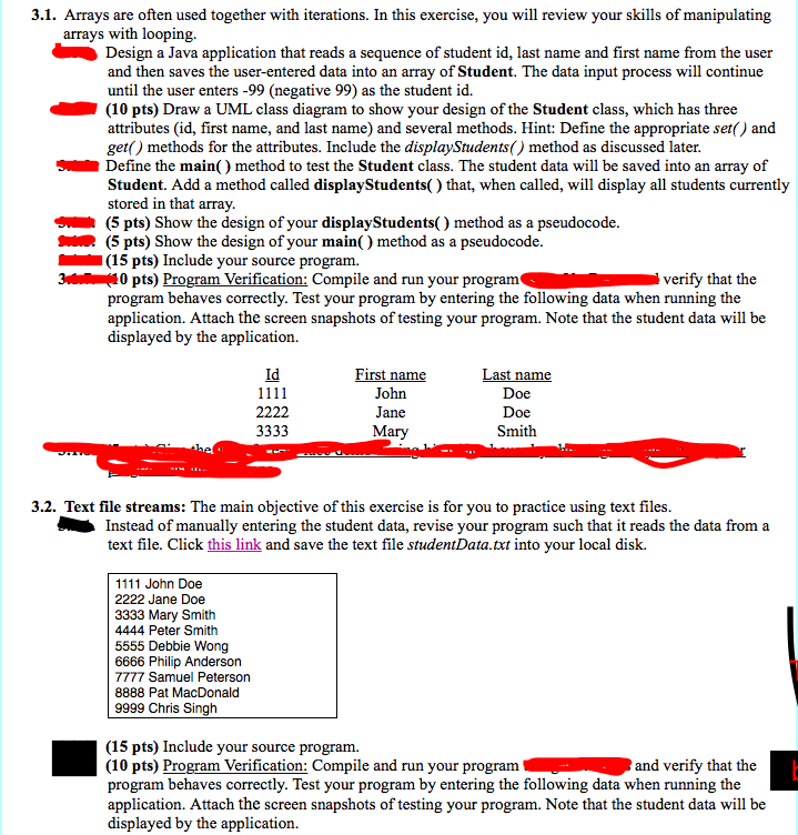 Solved Arrays are often used together with iterations. In | Chegg.com