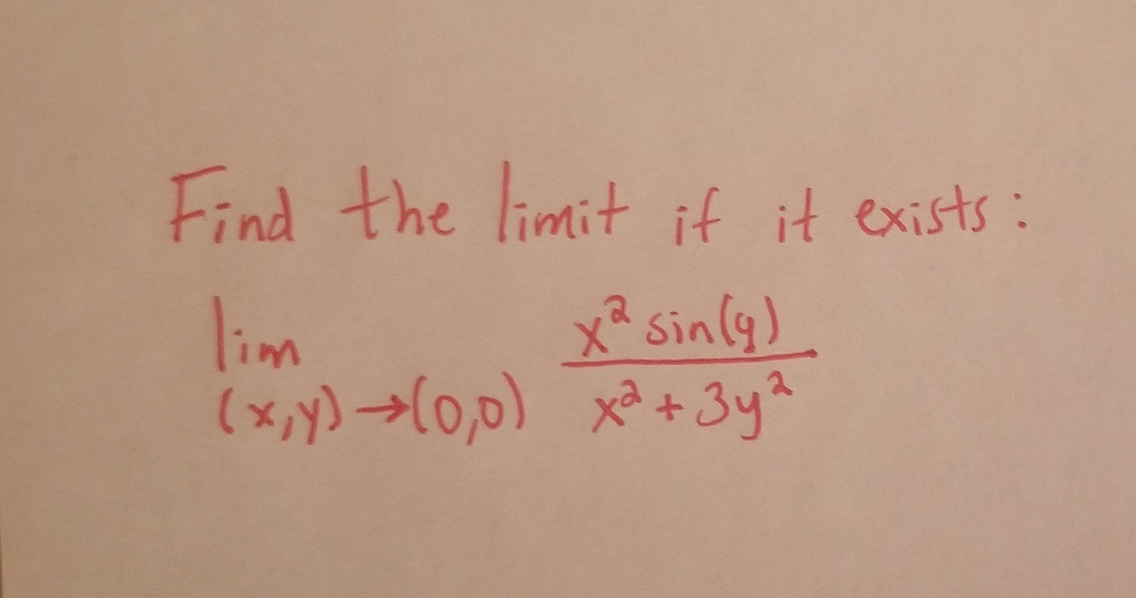 Solved Find the inmit if it exists lim xSin(g | Chegg.com