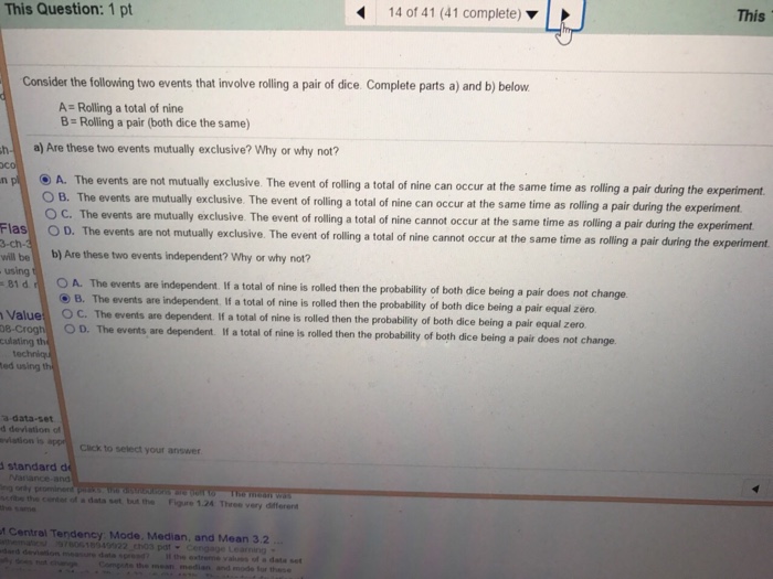 Solved Consider the following two events that involve | Chegg.com