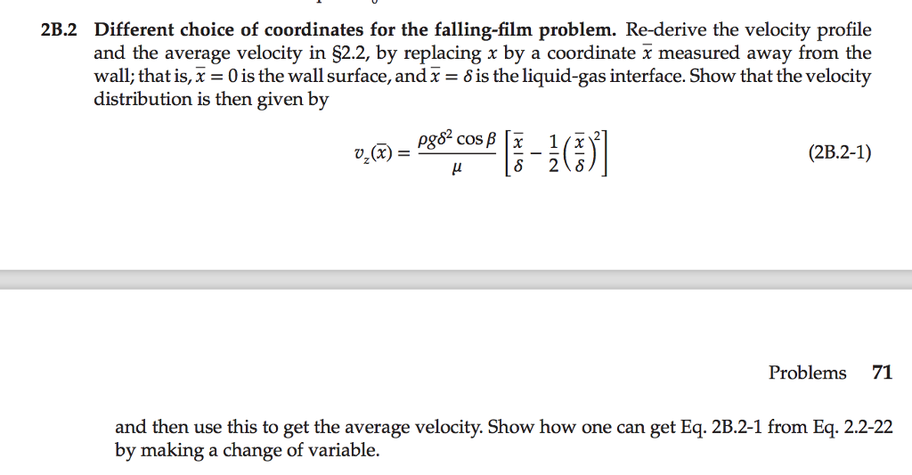 Solved 2B.2 Different choice of coordinates for the | Chegg.com