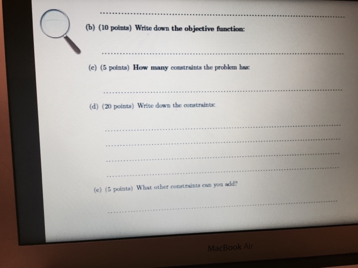 Solved what will be solution for formulation problem in | Chegg.com