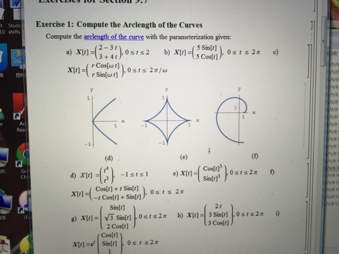 Solved Compute the arc length of the curve with the | Chegg.com
