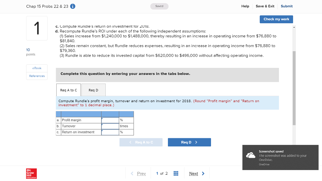 Solved Chap 15 Probs 22 & 23 Help Save & Exit Submit Saved | Chegg.com