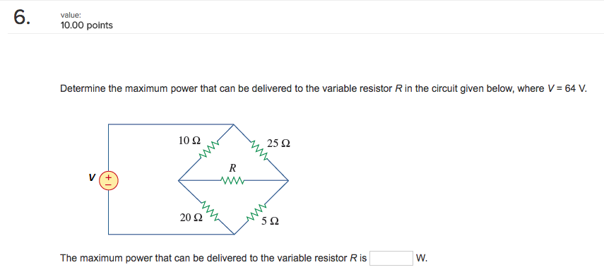 Solved Determine the maximum power that can be delivered to | Chegg.com