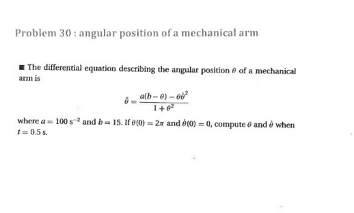 Solved The differential equation describing the angular | Chegg.com