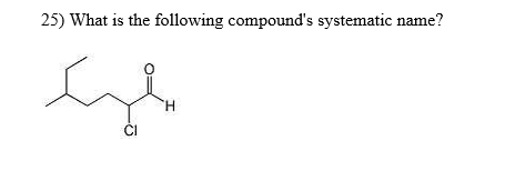 Solved What is the following compound's systematic name? | Chegg.com