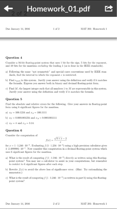 Solved Consider a 16-bit floating-point system that uses 1 | Chegg.com