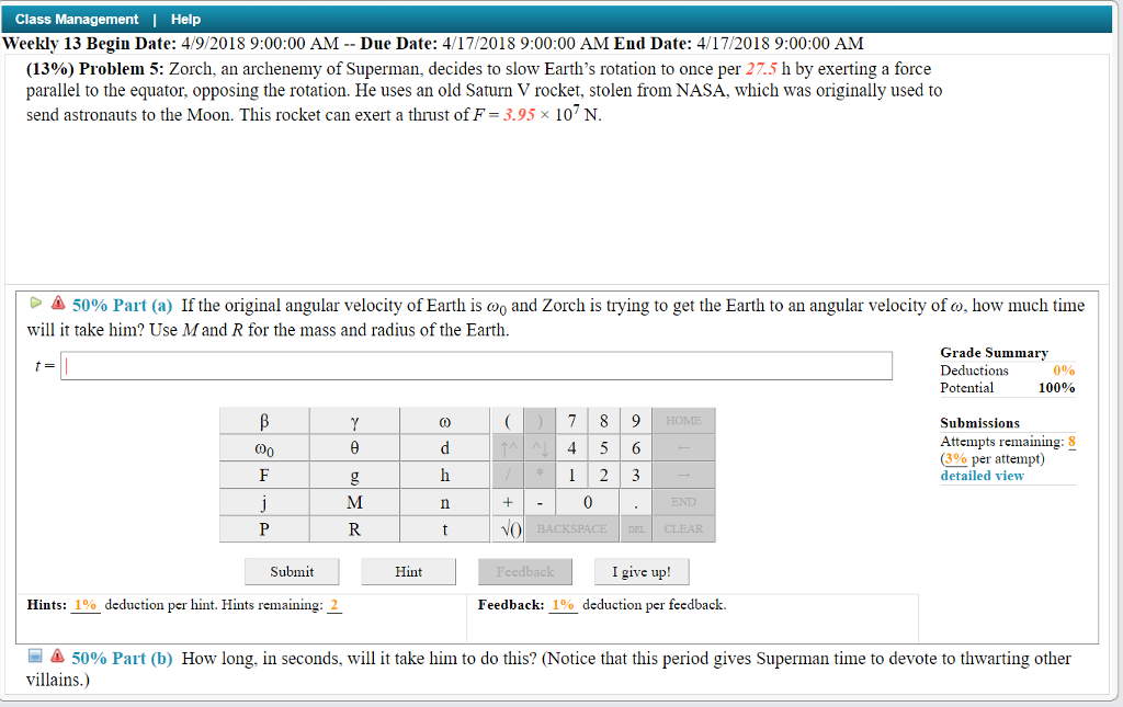 Solved Class Management | Help Weekly 13 Begin Date: | Chegg.com