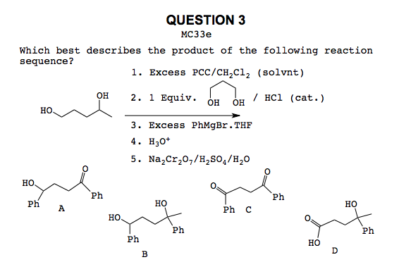 Solved QUESTION 3 MC33e Which best describes the product of | Chegg.com