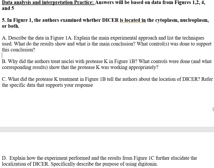 Solved Data analysis and interpretation Practice:Answers | Chegg.com