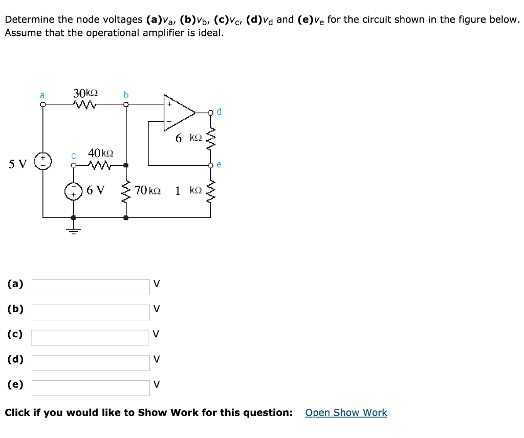Solved Determine the node voltages (a)var (b%, (c)Yo (dNa | Chegg.com