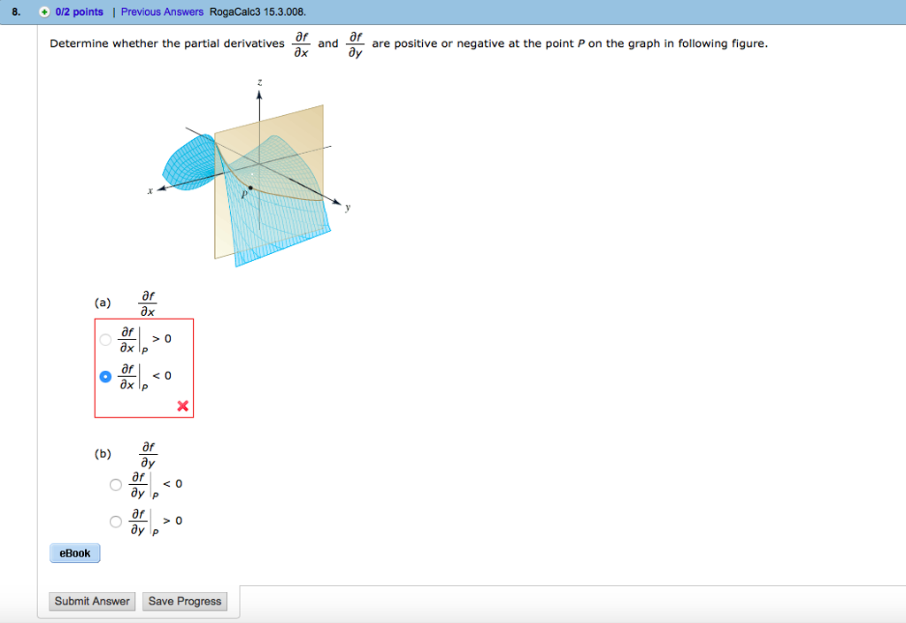 Solved Determine whether the partial derivatives partial | Chegg.com