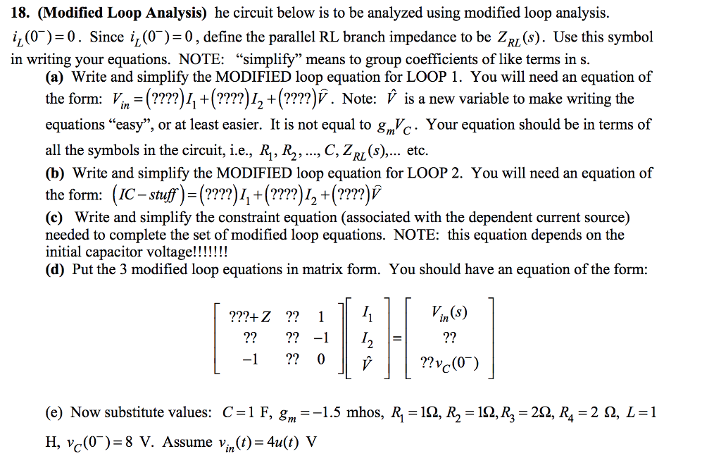Solved Vin(s)(: gmc | Chegg.com