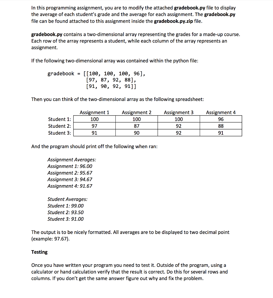 In this programming assignment, you are to modify the | Chegg.com