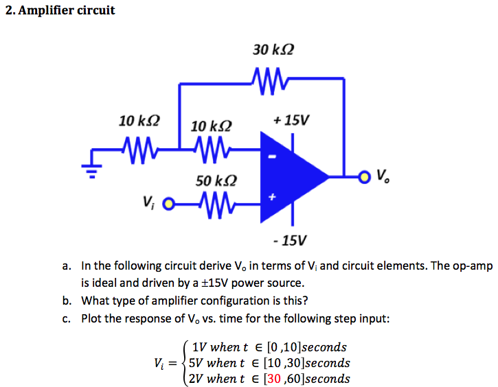 Solved How do you derive Vo for a non-inverting amplifier | Chegg.com