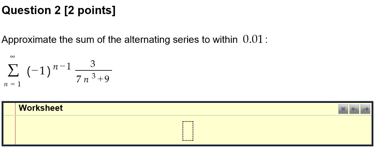 Solved Approximate the sum of the alternating series to | Chegg.com