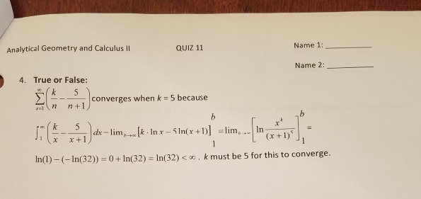 Solved Analytical Geometry and Calculus II True or False: | Chegg.com