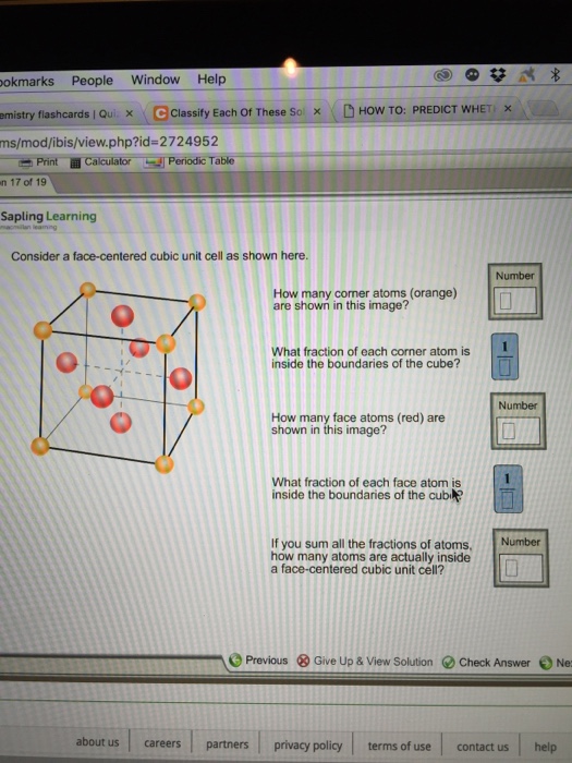Solved Consider a face-centered cubic unit cell as shown | Chegg.com