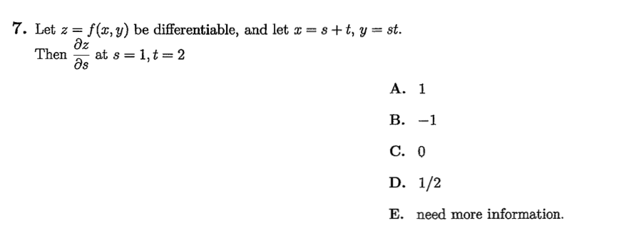 Solved Let Z F X Y Be Differentiable And Let X S T Y