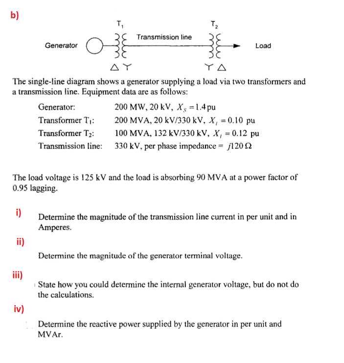 Solved A three phase, 350 km transmission line has series | Chegg.com