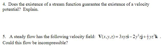 Solved Fluid Mechanics - stream function, velocity | Chegg.com