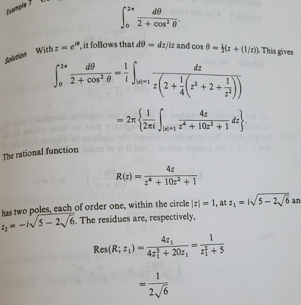 Solved use example seven to compute the following integrals. | Chegg.com