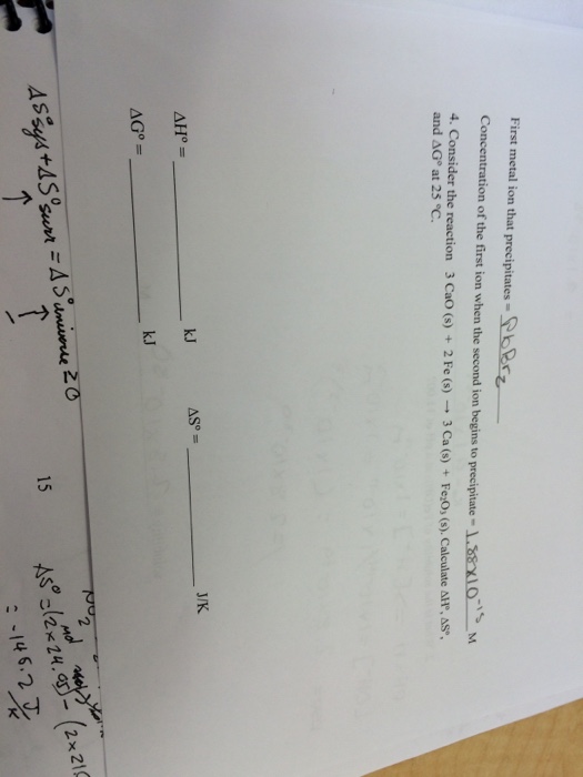 Solved First metal ion that precipitates = pbBr_2 | Chegg.com