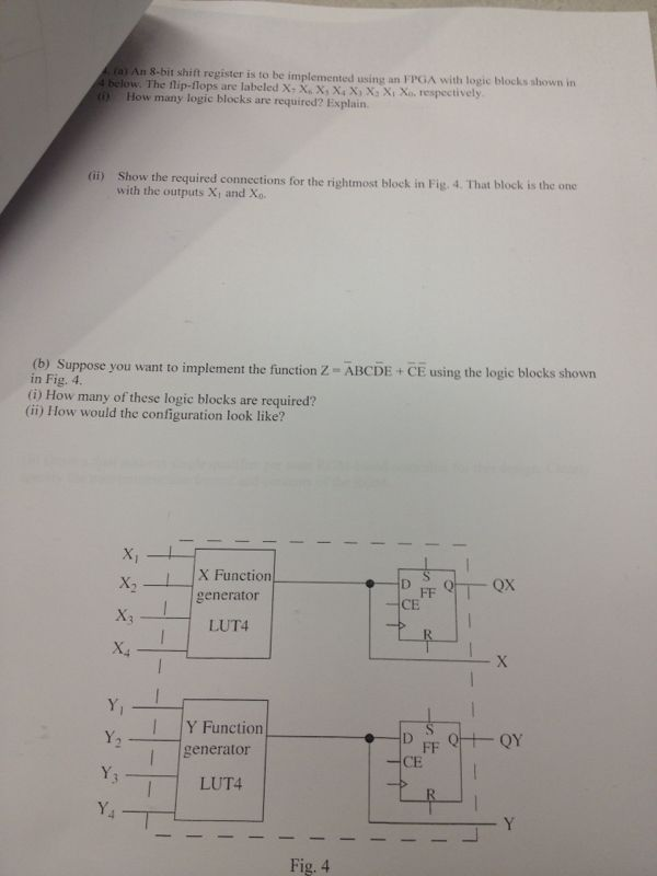 An 8-bit shift register is to be implemented using an | Chegg.com