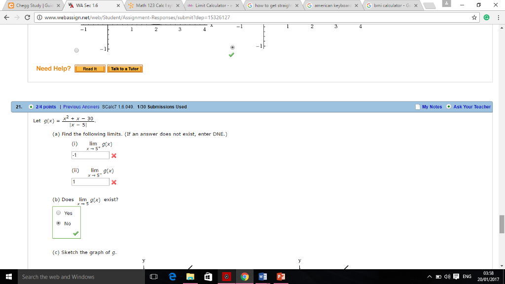 Solved G X C chegg Study IGuie x WA Sec 1.6 x Math 123 Calc | Chegg.com