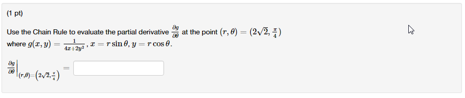 Solved Use the Chain Rule to evaluate the partial derivative | Chegg.com