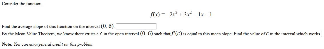 Solved The function f(x) = 2x3 - 42x2 + 240x + 6 has one | Chegg.com